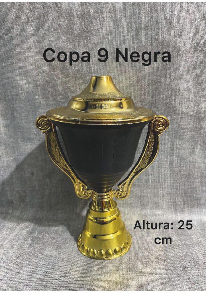 Copa 9 Negra - Trofeos Deportivos