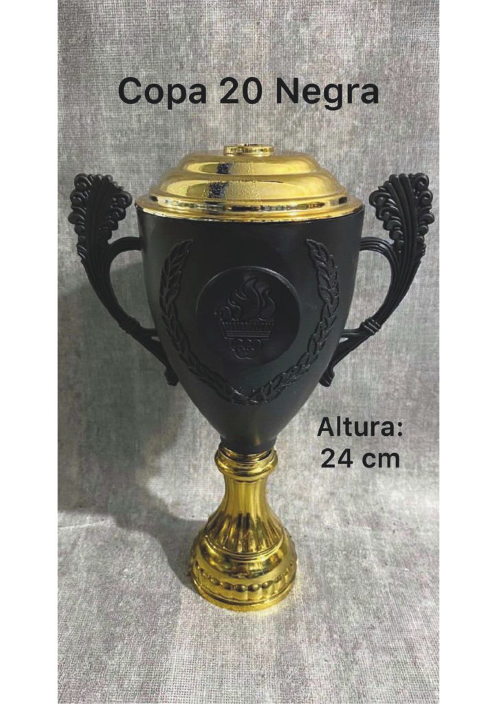 Copa 20 Negra - Trofeos Deportivos